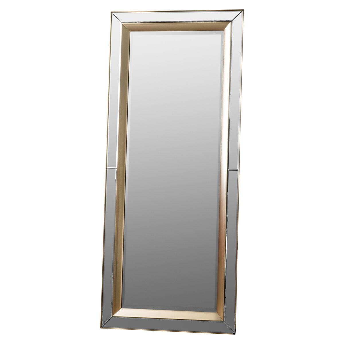 Motif Large Gold Rectangular Mirror - 158cm – Rowen Homes