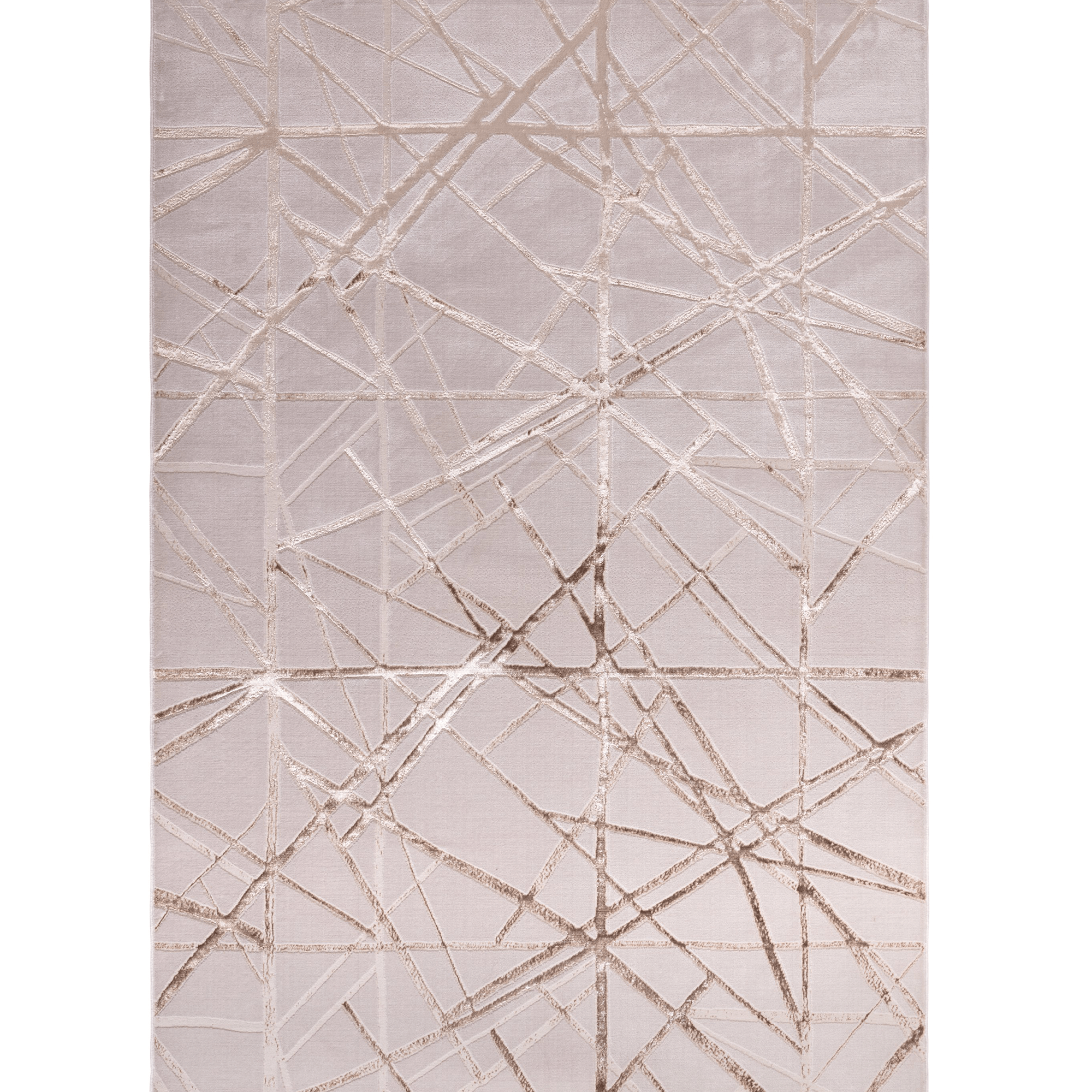 Shop Saints Metallic Gold & Cream Geometric Velvet Rug – Rowen Homes