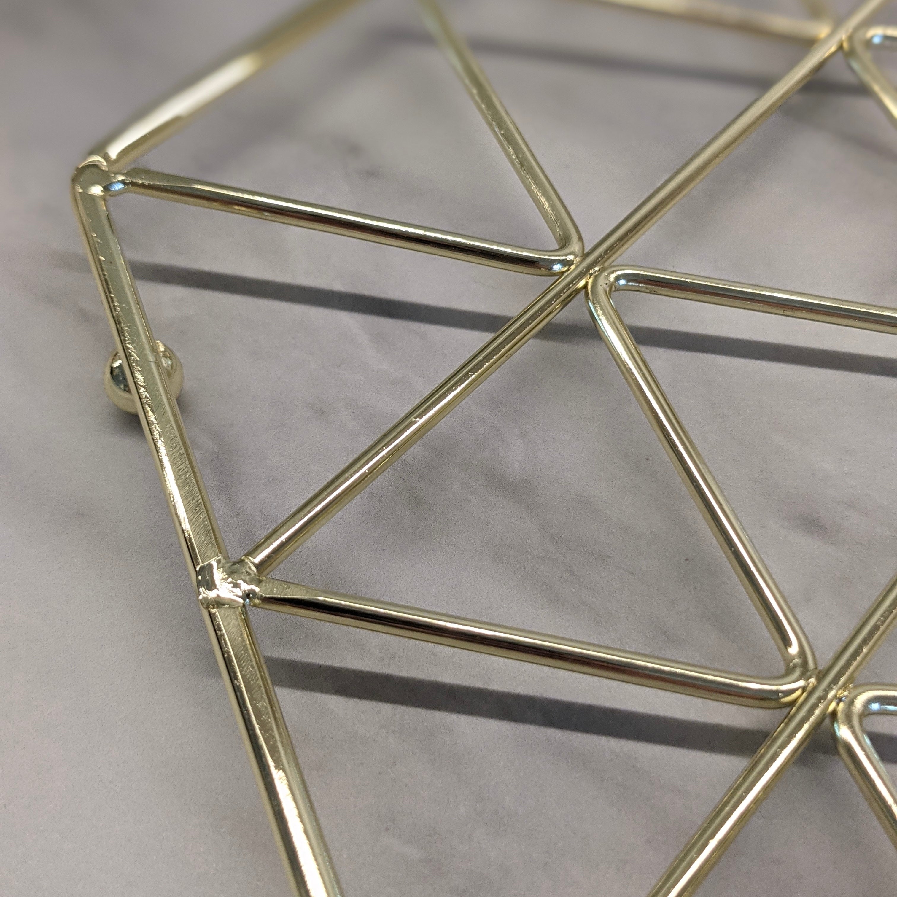 Sylvan Gold Geometric Trivet – Rowen Homes